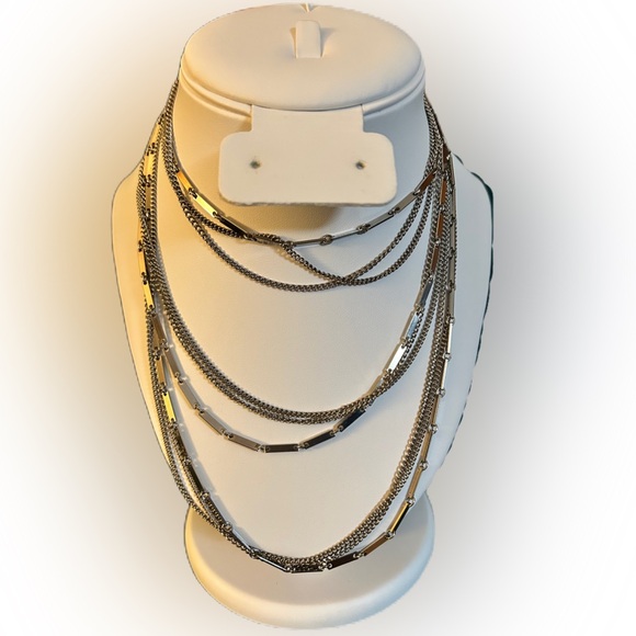 Park Lane | Jewelry | Vintage Park Lane Signed Three Strand Chain ...